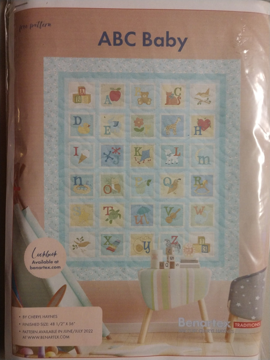 ABC Baby Quilt Kit 48 1/2" X 56" – Quilter's Loft